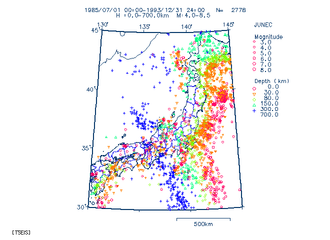 TSEIS web version 0.1 DATABASE JUNEC